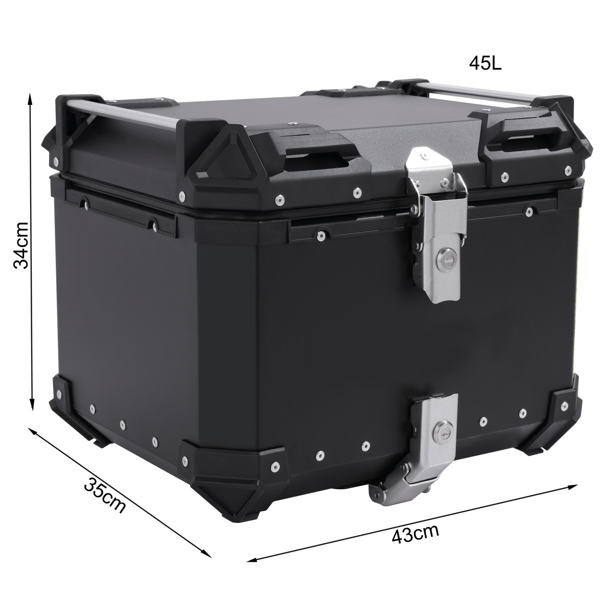 Set Sacoches cavalières RB25 pour Honda CBR 650 F + Top case XB45 ...