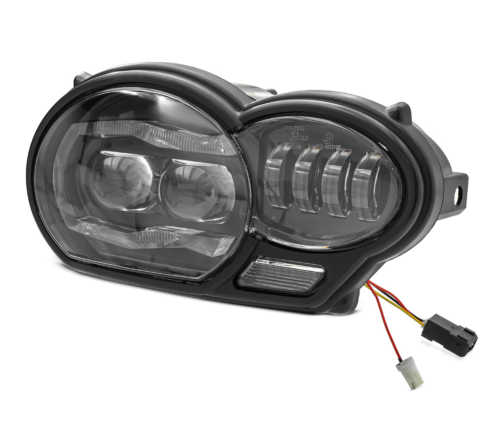 Phare LED QL4 pour BMW R 1200 GS 04-12 Feux avant ECE ET16 ...