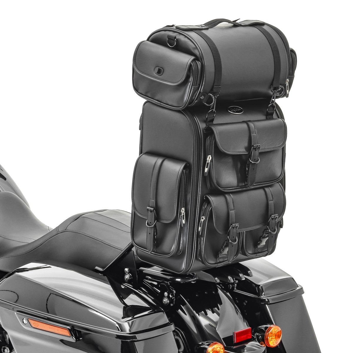 Sissybar XB + rear bag LX for chopper / custom bikes ultra 11-13 ...